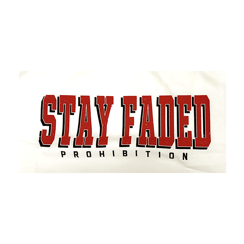 Counter-Culture Club Stay Faded Varsity T-Shirt - Natural – PROHIBITION ...