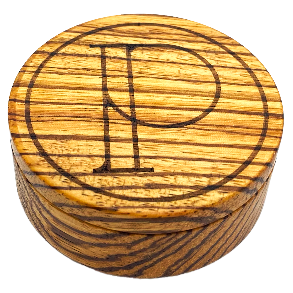 WOODEN TOOTHLESS GRINDER - ZEBRAWOOD - 2.5" DIA – PROHIBITION COUNTER ...